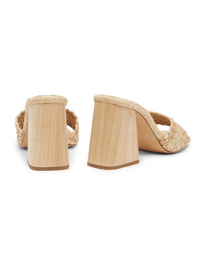 CRETE Raffia Heels | Woven Heels | Wooden Heels – COVET SHOES