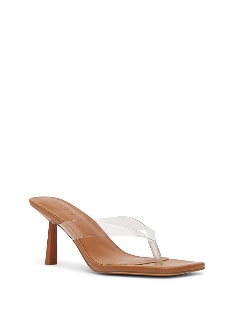 TAYLOR Tan Thong Heels – COVET SHOES