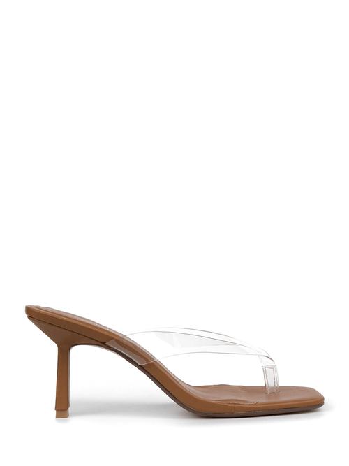 TAYLOR Tan Thong Heels – COVET SHOES